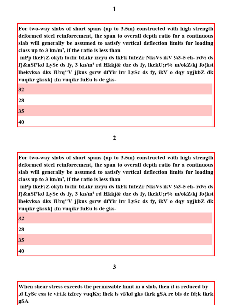 Ch 5 Rcc Slab Pdf Mechanical Engineering Continuum Mechanics