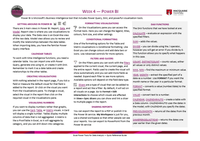 Power Bi Reference | PDF | Information Retrieval | Software Engineering