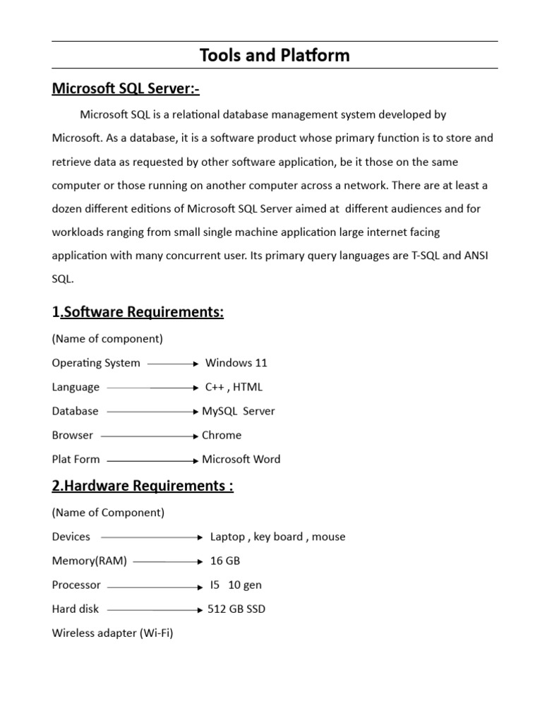 HMS Synopsis 1.3 | PDF | Databases | Software Engineering