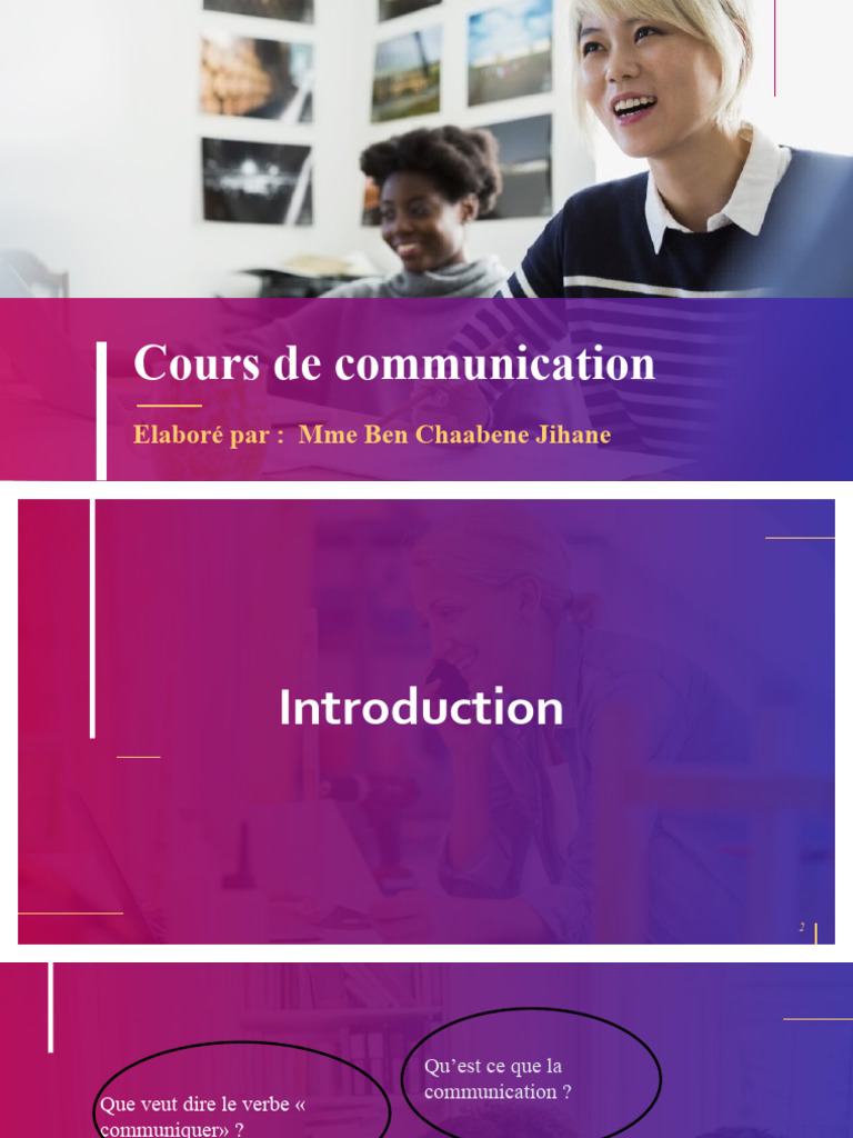 2-1 Réussir Sa Communication | PDF | la communication | Communication non verbale