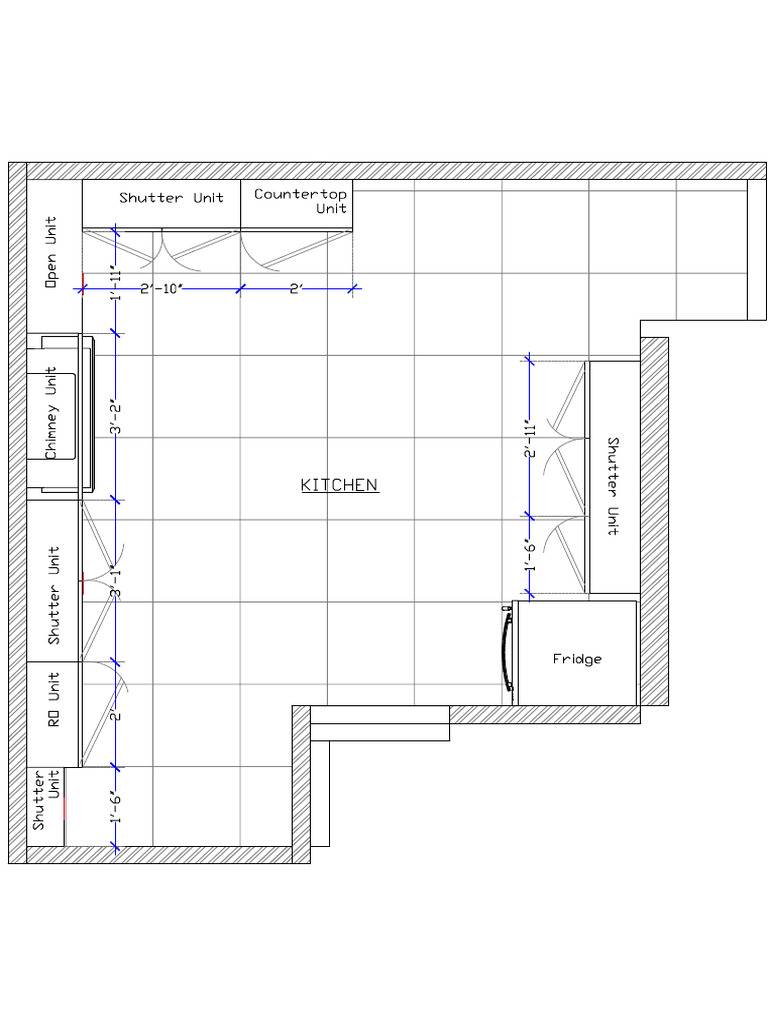 MR - Justin Padappai Kitchen Overhead Layout | PDF