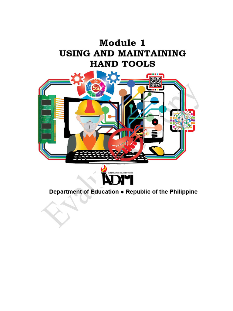TLE7 CSS - Mod1 - Using and Maintaining of Tools - V3 | PDF | Electrostatic Discharge | Equipment