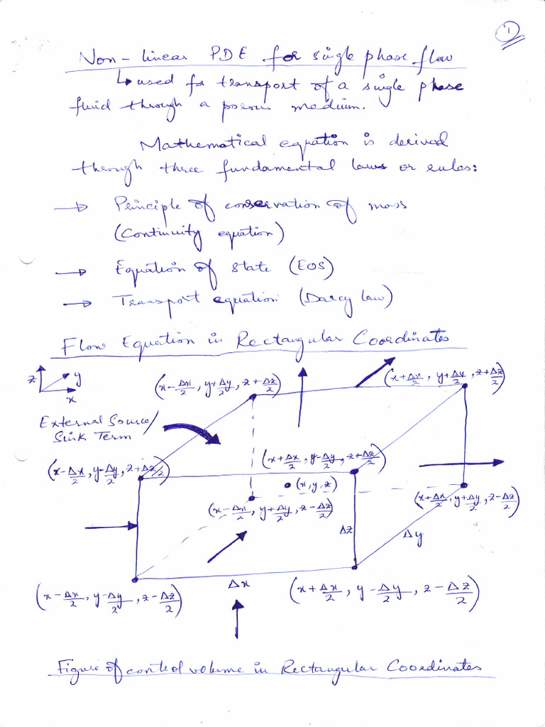 4.Flow-Equation Scanned | PDF