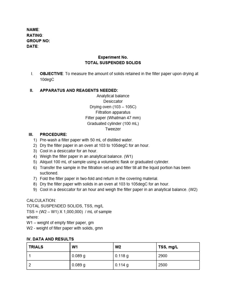 Experiment 8 - Chem ENSE Lab 7-30-11 - 20 S S111 | PDF | Filtration | Materials