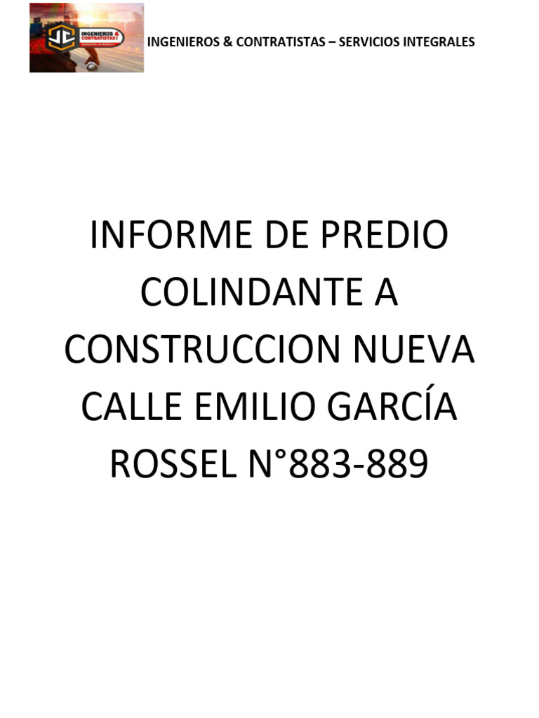 Informe de Predio Colindante | PDF | Zonificación