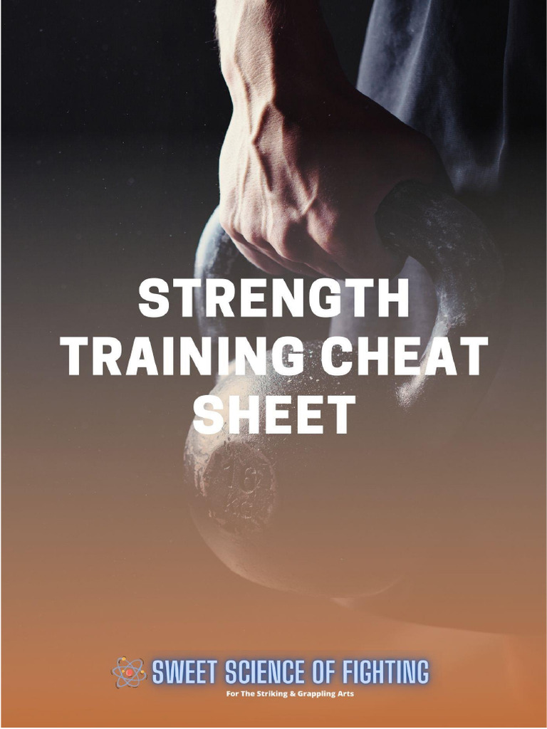Strength Cheat Sheet | PDF | Physical Exercise | Physical Fitness