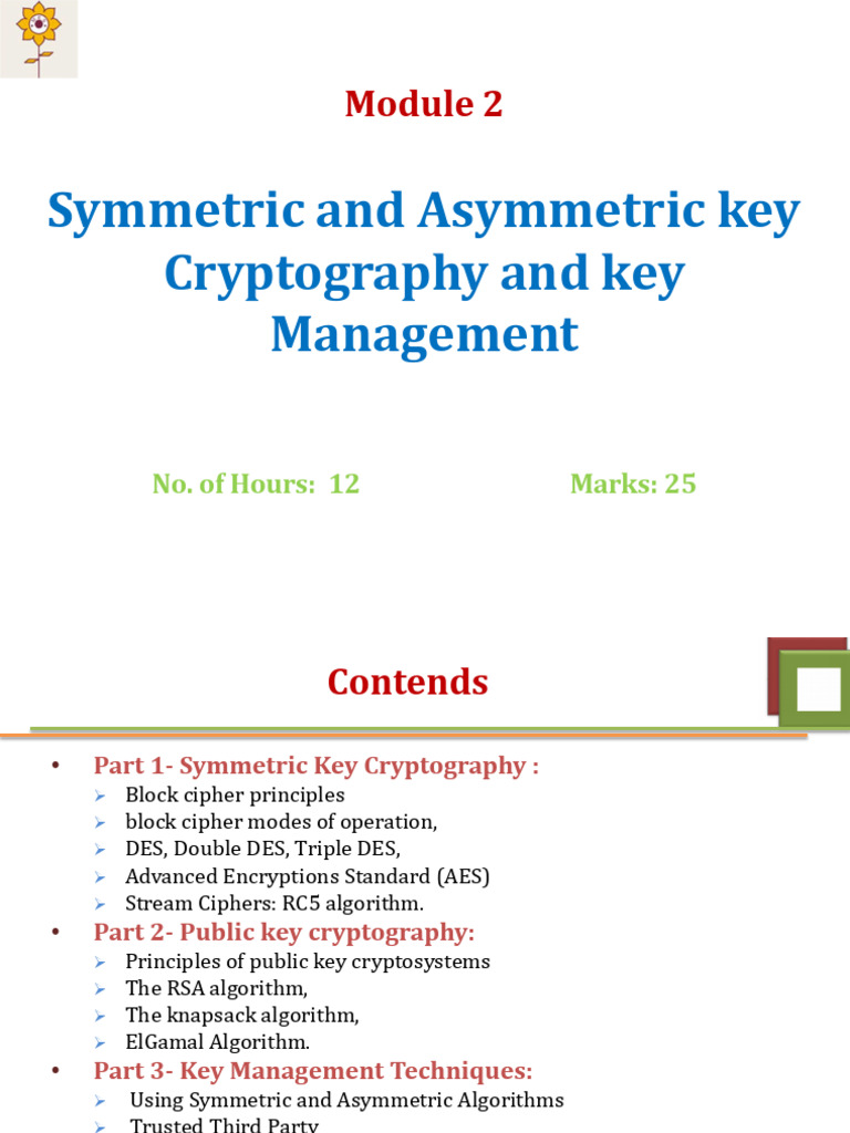 CSS Module 2 Part 1 | PDF | Cryptography | Encryption