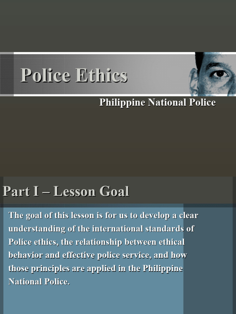 Police Ethics | PDF | Police | Corruption