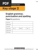 Ks2 English 2025 Reading Answer Booklet | PDF | Copyright