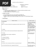 Grade 4 Math: Mastering MDAS | PDF | Mathematics | Lesson Plan
