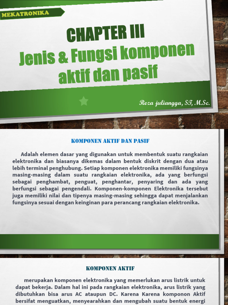 CP3 (Jenis Dan Fungsi Komponen) | PDF | Metode & Bahan Ajar | Teknologi & Rekayasa