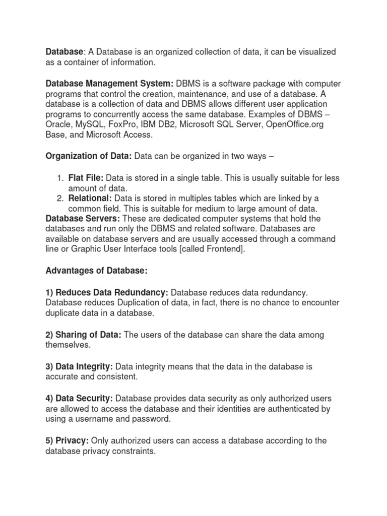 Database Micheal | PDF | Relational Database | Databases Database Micheal | PDF | Relational Database | Databases