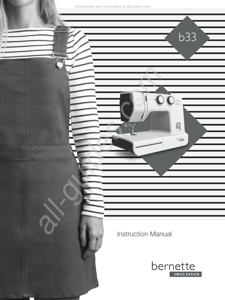 Bernette B33 Sewing Machine Instruction Manual | PDF