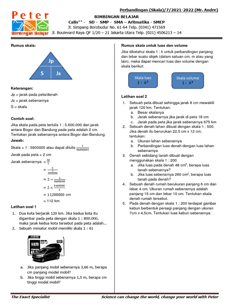Perbandingan (Skala) | PDF