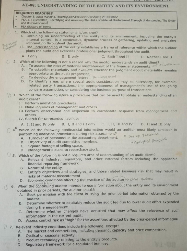 Auditing Theory | PDF