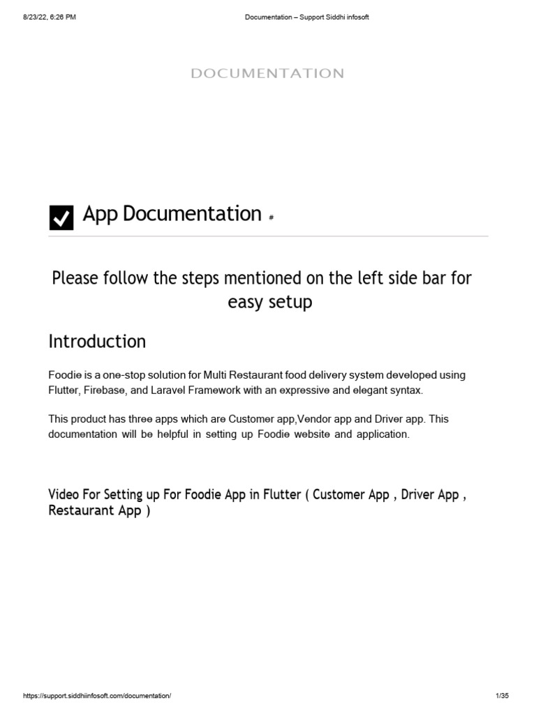 Foodie_Documentation | PDF | Ios | Xcode
