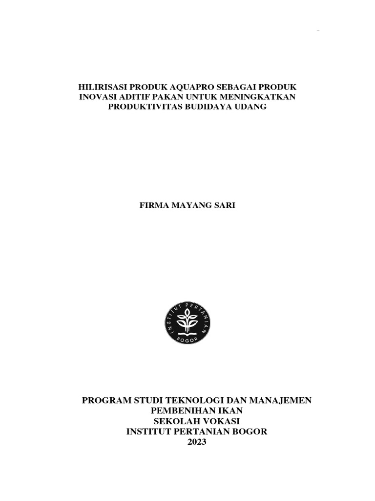 Laporan MBKM - Firma Mayang Sari J0308201013 | PDF | Kesehatan Holistik | Teknologi & Rekayasa