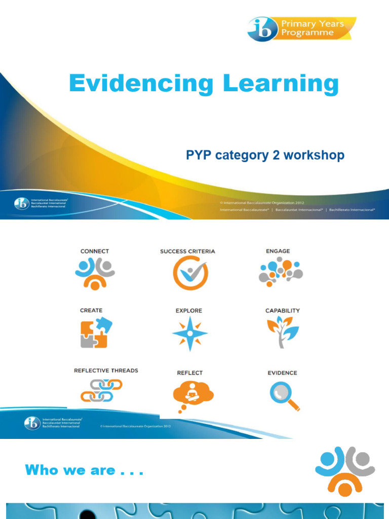 Evidencing Learning - Slides | PDF | Educational Assessment | Learning
