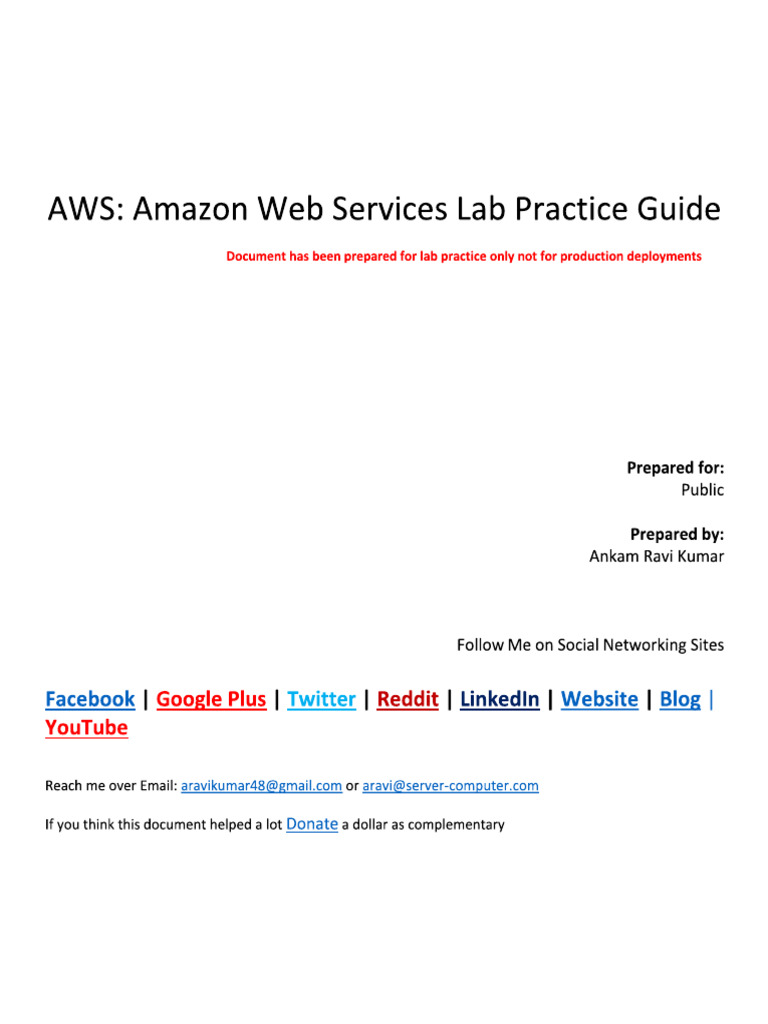Aws Labs | PDF