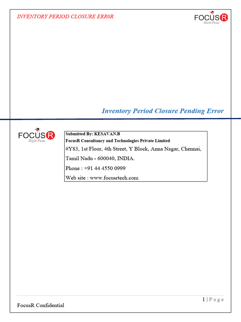 Inventory Period | PDF | Inventory | Business Economics