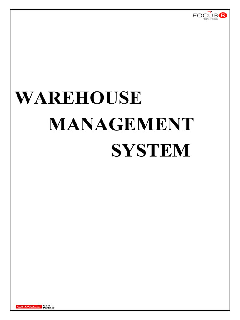 M1379 WMS | PDF | Warehouse | Logistics