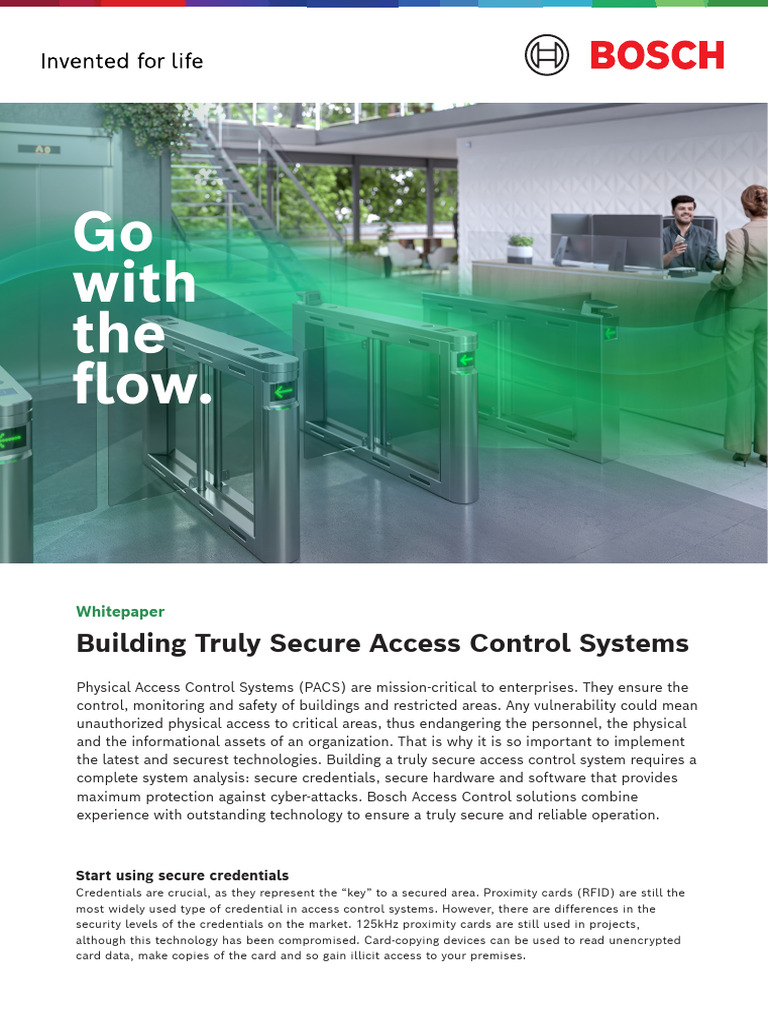 Bosch Whitepaper Data Security | PDF | Access Control | Public Key Certificate