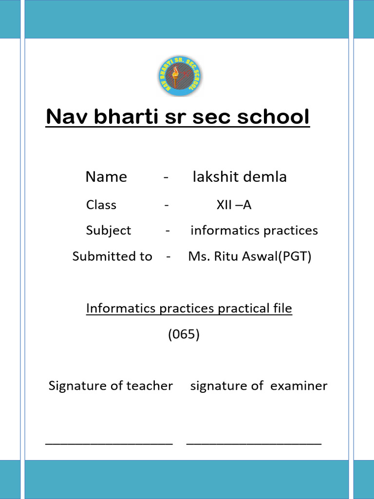 Ip Practical File 2 | PDF | Table (Database) | Database Index Ip Practical File 2 | PDF | Table (Database) | Database Index