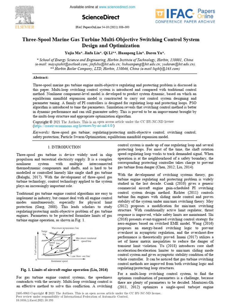 Three-Spool-Marine-Gas-Turbine-Multi-Objective-Switching-Con_2021_IFAC ...