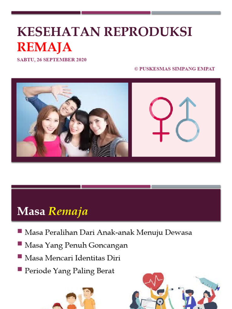 Kesehatan Reproduksi Remaja | PDF | Kesehatan Holistik