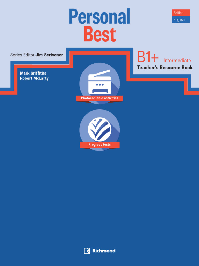 Portada Personal Best B1 - British Teacher - S Res Book - 1 | PDF ...