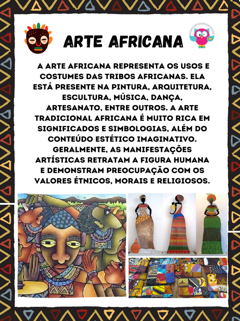 Máscaras Africanas: Arte e Significados | PDF