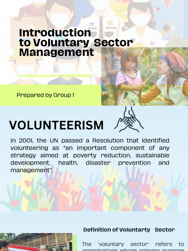 VSM Group 1 | PDF | Volunteering | Nonprofit Organization