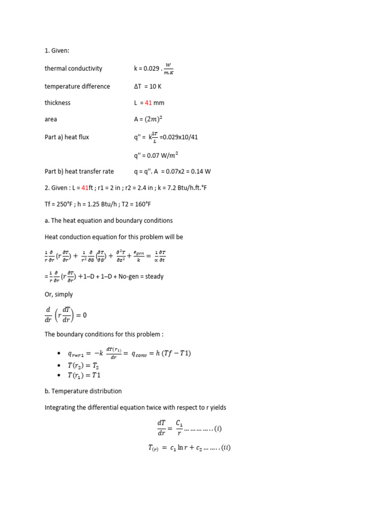 home assignment 1_ersa berliana_04211941000041-converted (1) | PDF | Heat Transfer | Thermal ...