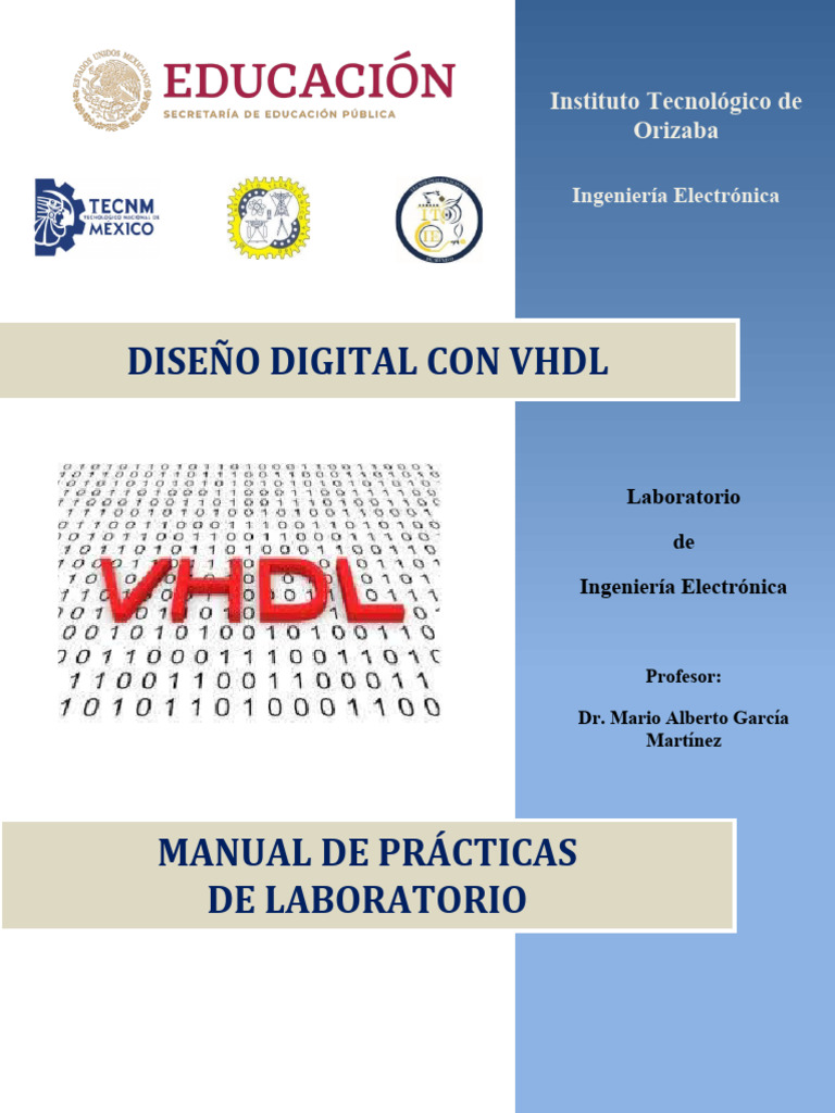 Manual de Prácticas VHDL | PDF | Vhdl | Laboratorios