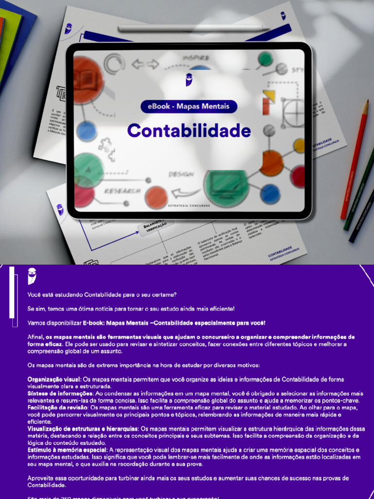 Mapas Mentais Contabilidade EC 1 | PDF
