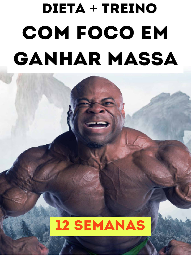Dieta Treino De Ganho De Massa Pdf Músculo Esquelético Proteínas