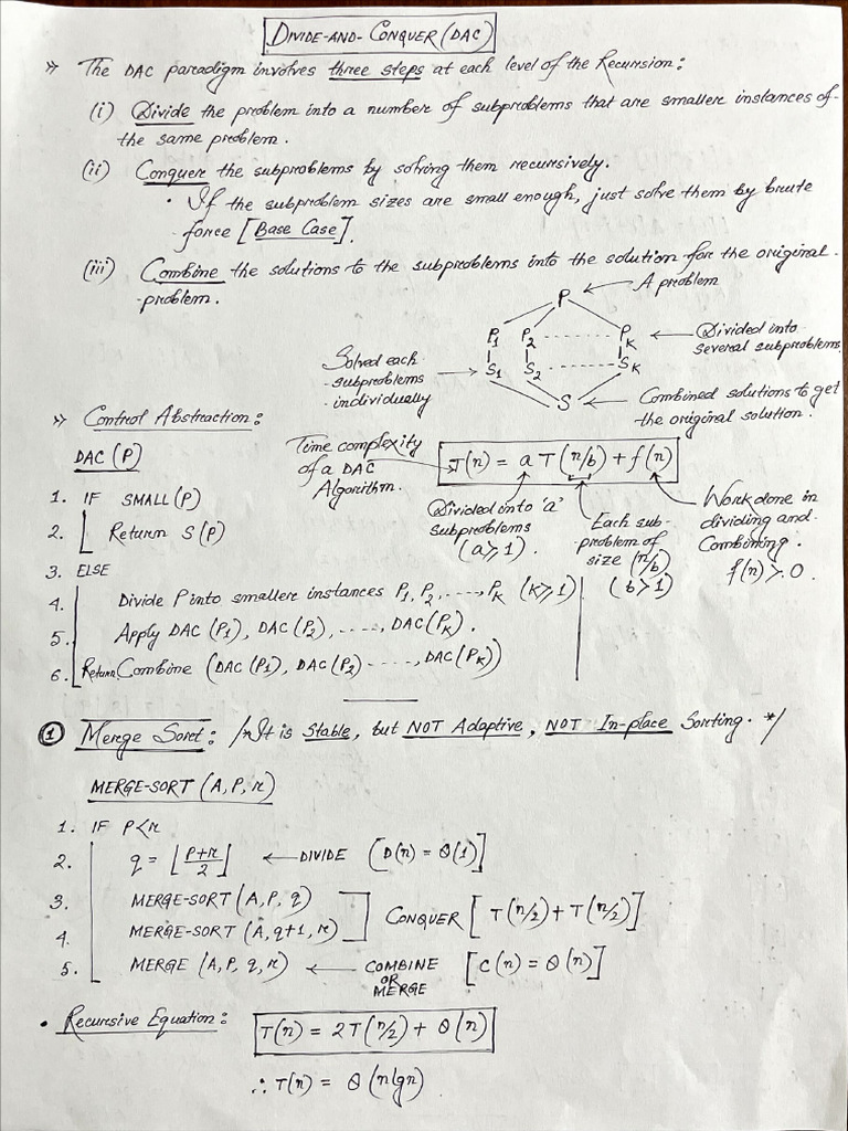 Divide and Conquer | PDF