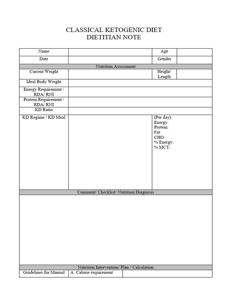 Dietitian Notes (NCP) | PDF | Human Nutrition | Dieting