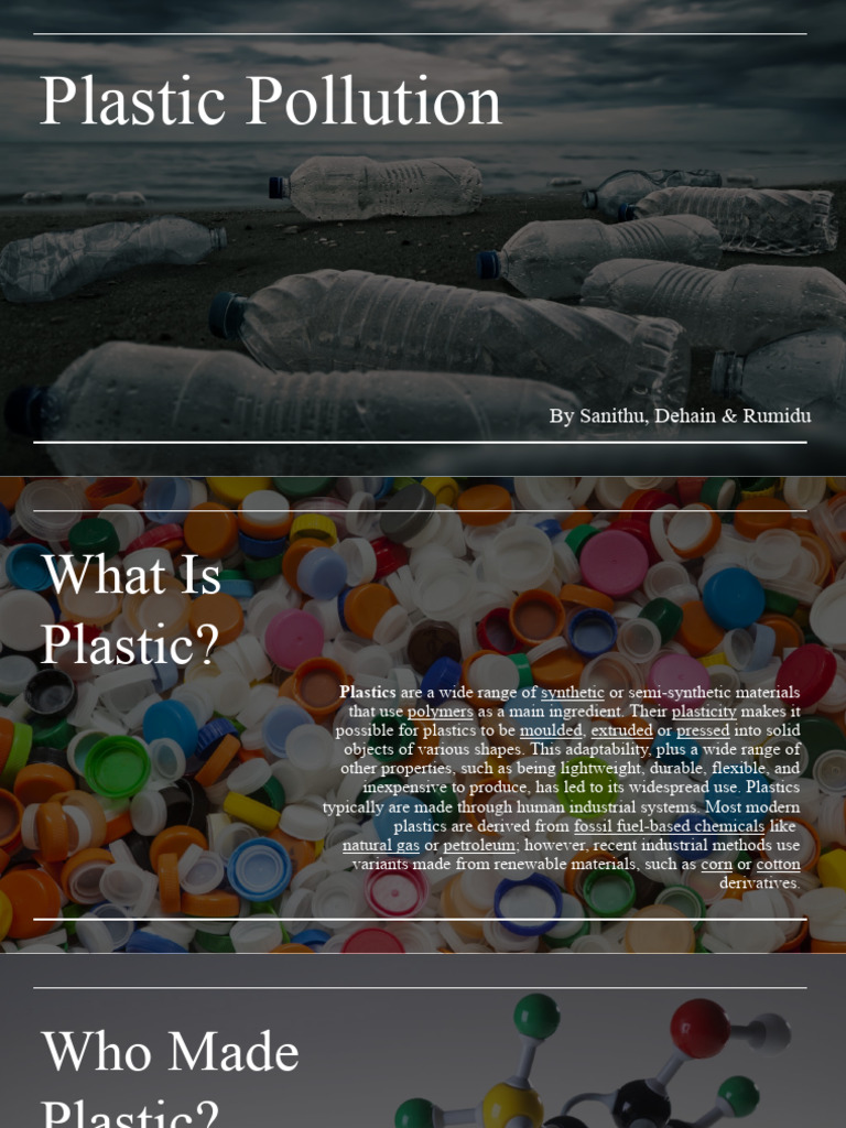 Understanding Plastic Pollution and Solutions | PDF | Plastic | Reuse