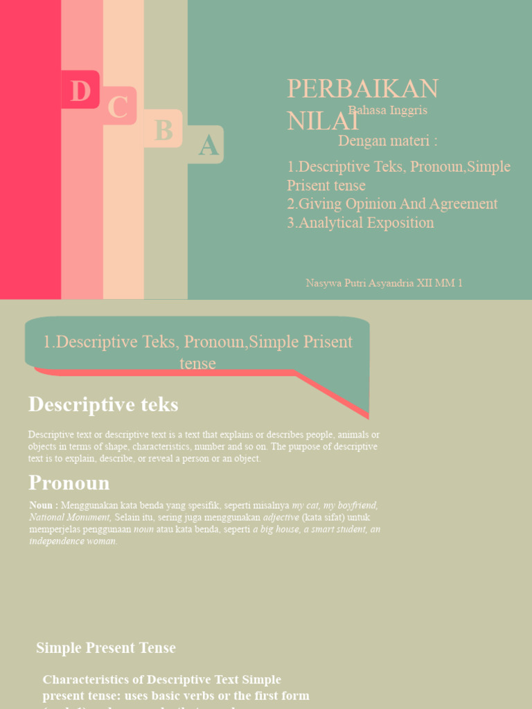 Perbaikan Nilai | PDF | Argument | Verb