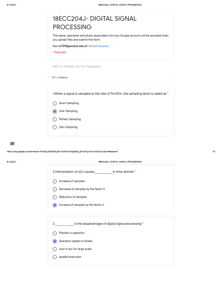 Digital Signal Processing | PDF | Sampling (Signal Processing) | Digital Signal Processing
