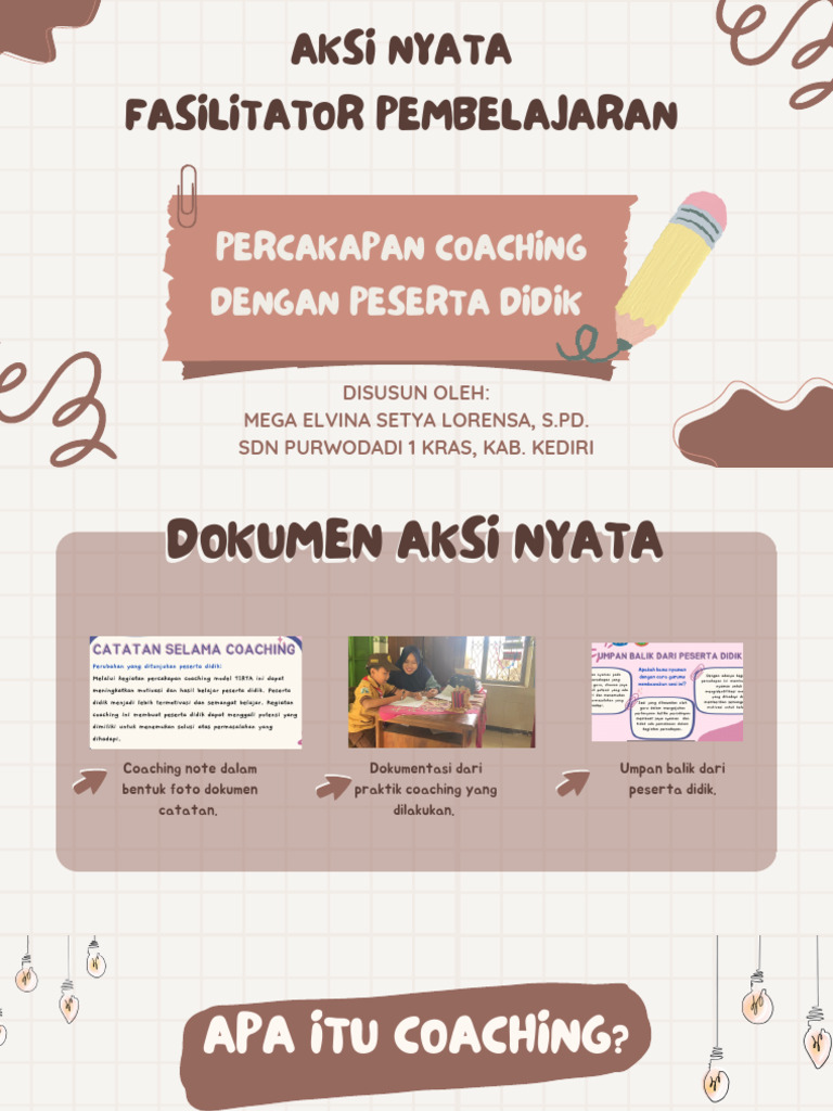 Coaching Model TIRTA untuk Siswa | PDF | Karier & Perkembangan ...