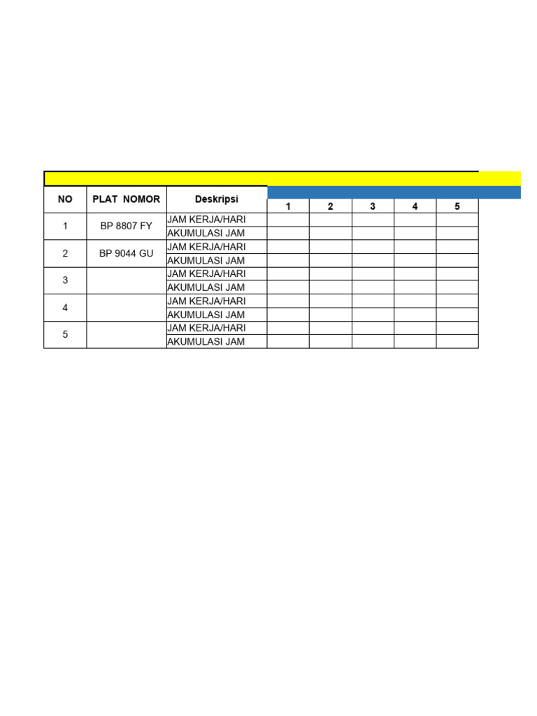 Form DT (Dump Truck) | PDF