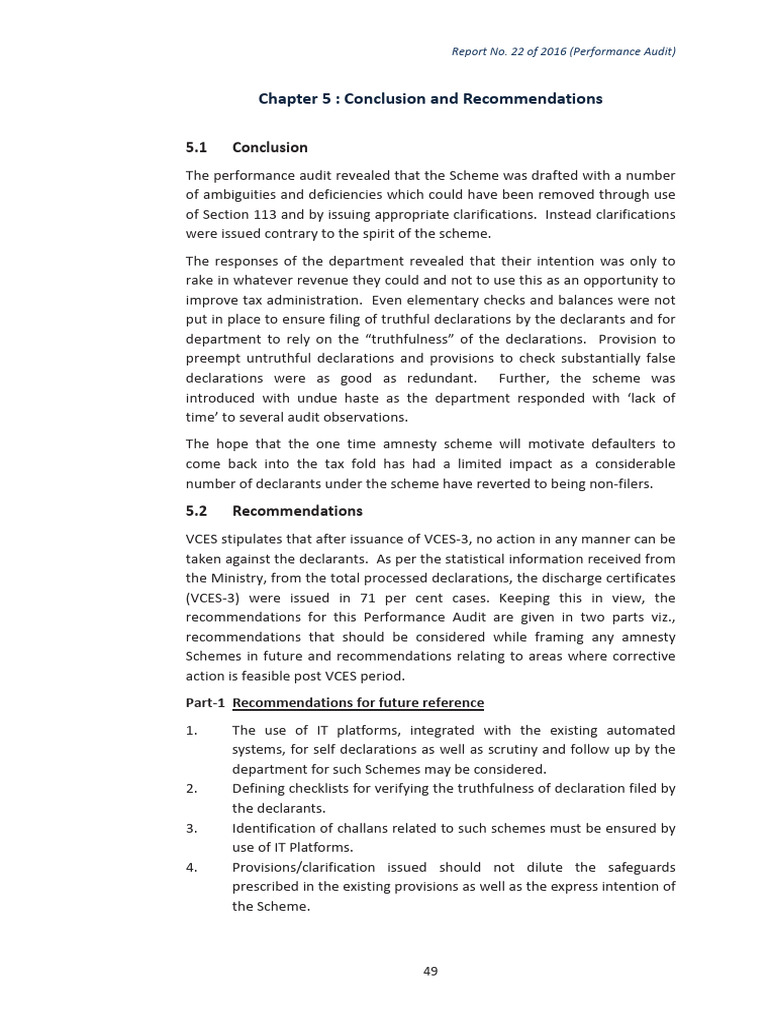 Chapter 5 Conclusion and Recommendations | PDF