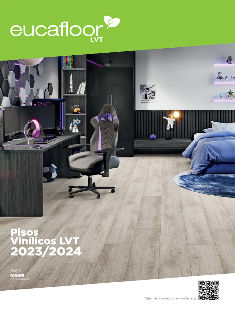 Catálogo de Piso LVT - Eucafloor | PDF