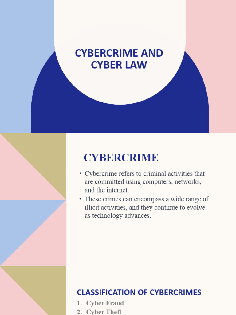Cybercrime and Cyber Law | PDF | Cybercrime | Malware
