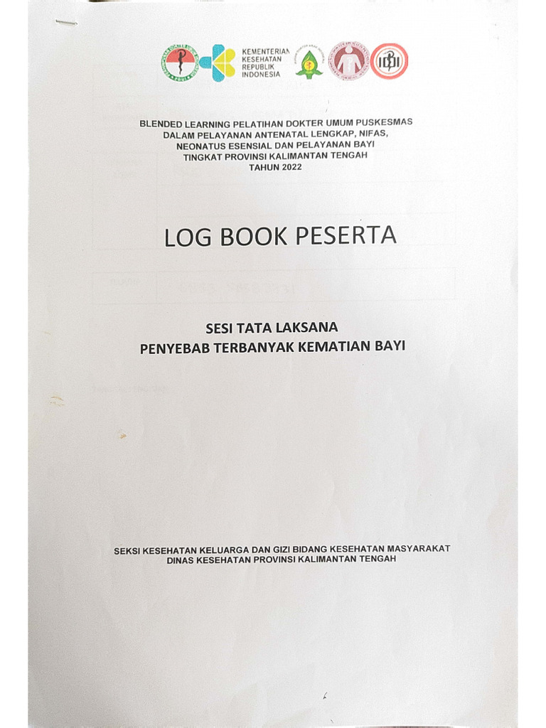 Log Book Sesi Tatalaksana Penyebab Kematian Bayi DR - Afputri | PDF