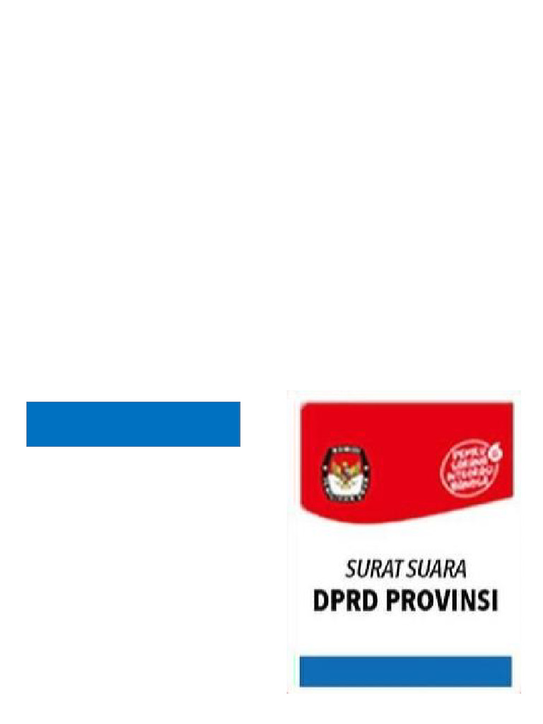 Contoh Surat Suara DPRD Provinsi | PDF Contoh Surat Suara DPRD Provinsi | PDF