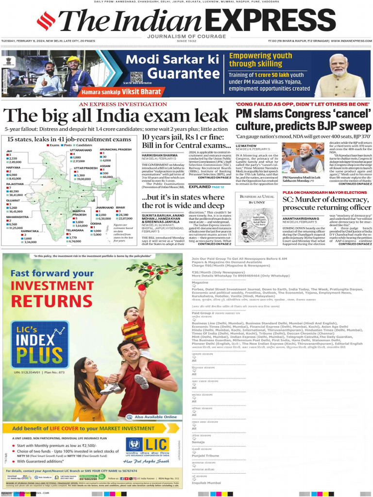 The Indian Express Delhi 06 Feb 2024 | PDF