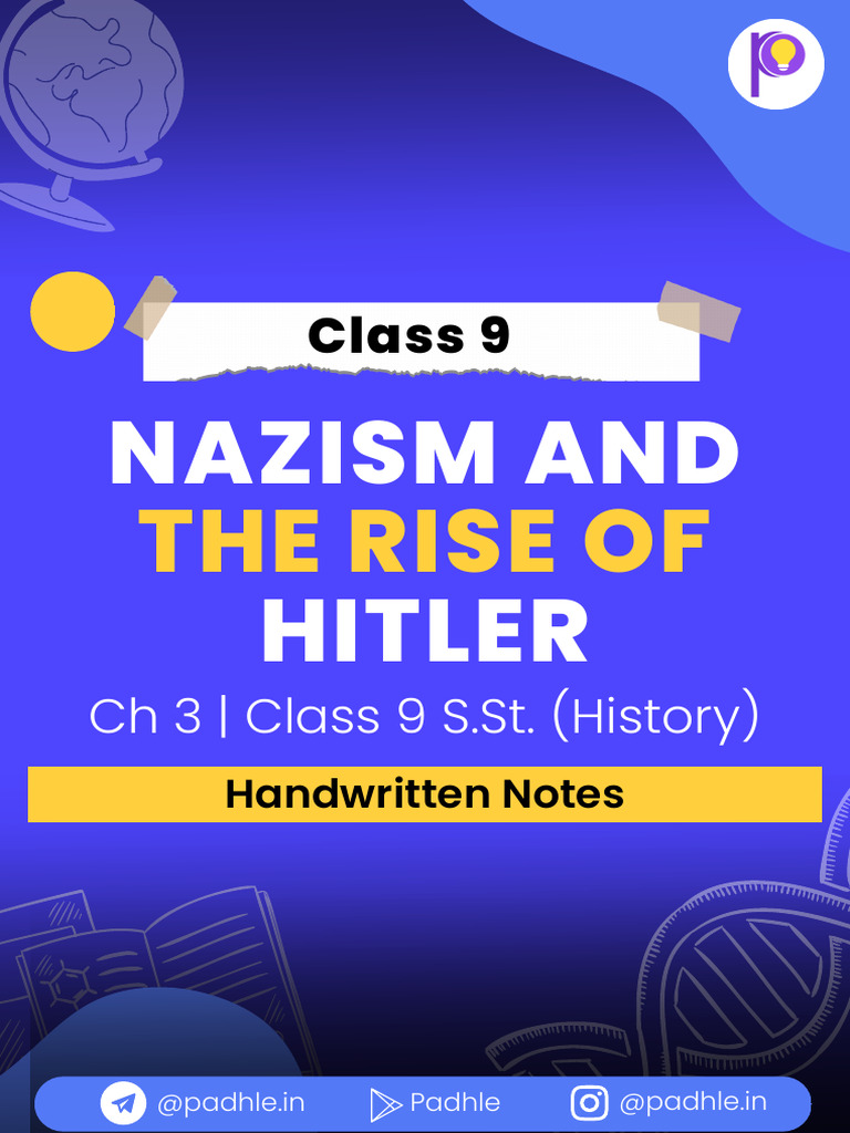 Class 9 History: Nazism & Hitler Notes | PDF | Foreign Language Studies